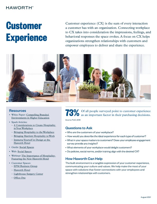 Organic Workspace Customer Experience | Details Page | Haworth